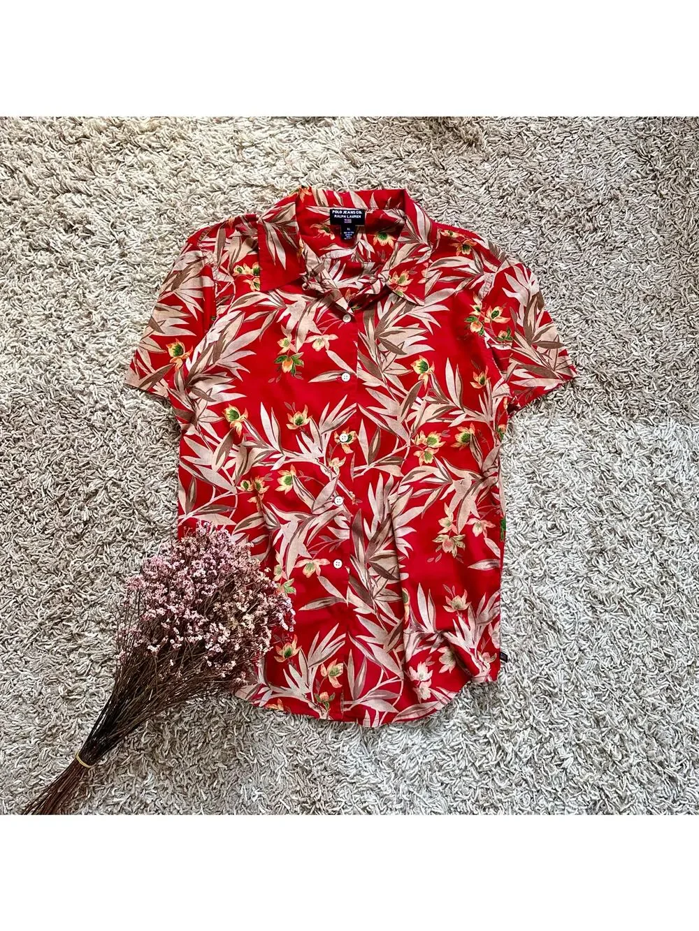 Ralph Lauren | Tops | Polo Jeans Co Ralph Lauren Hawaii Shirt Short ...